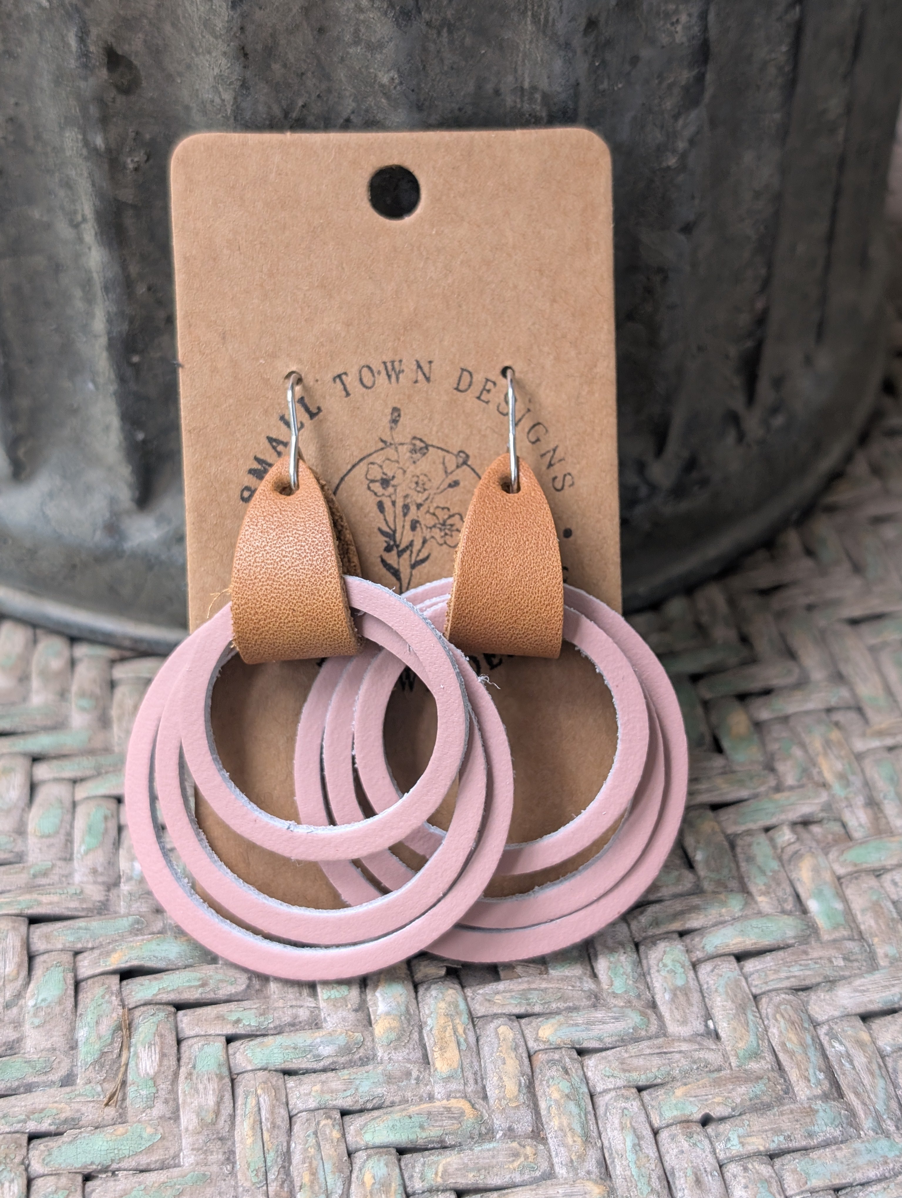 Dusty Pink Rings – Small Town Designs